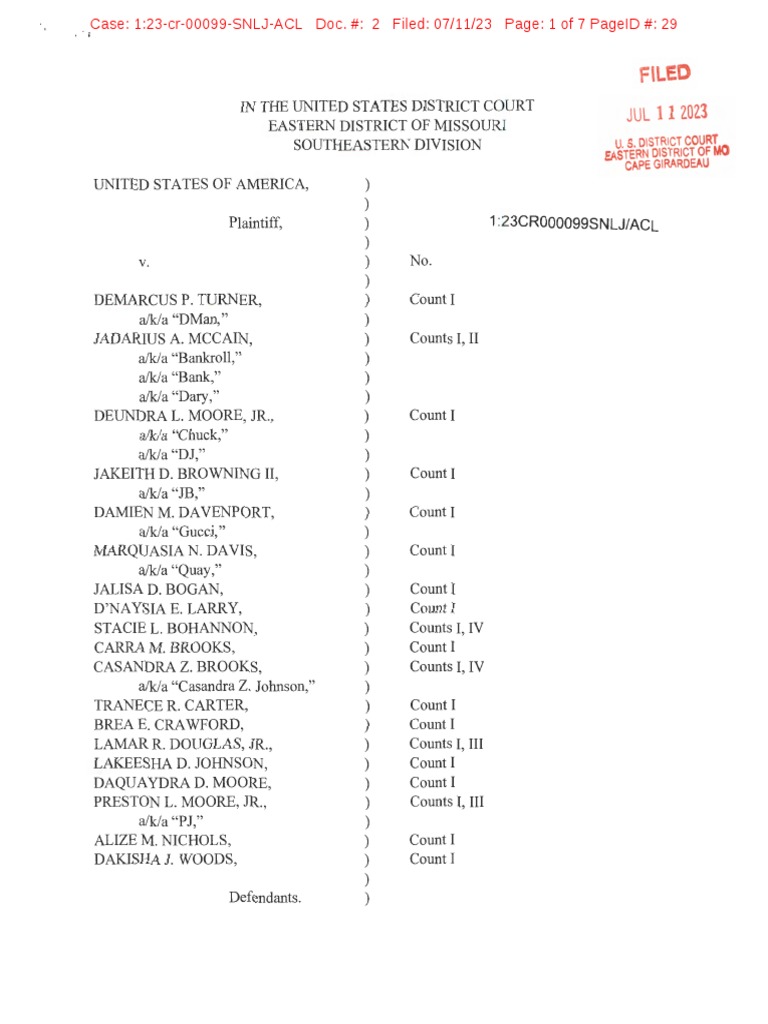 USA V Jadarius A. McCain Et Al | PDF | Asset Forfeiture | Felony