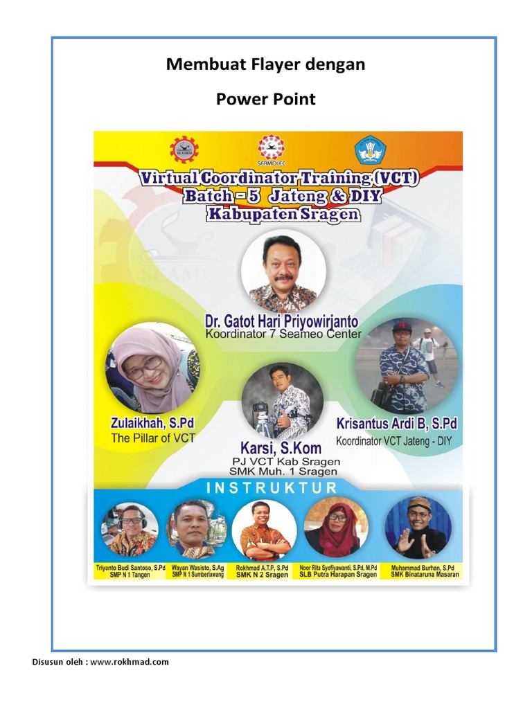 Cara Membuat Flayer Dengan Power Point-VCT-Sragen-Batch-5 | PDF