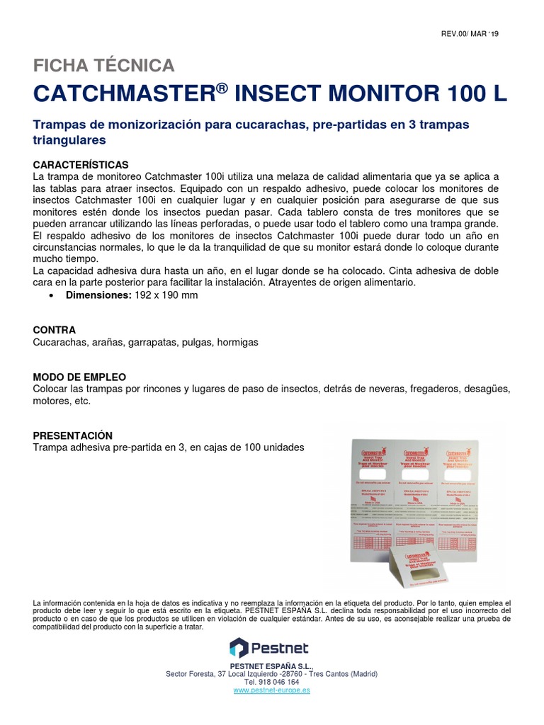 Catchmaster Insecmonitor | PDF