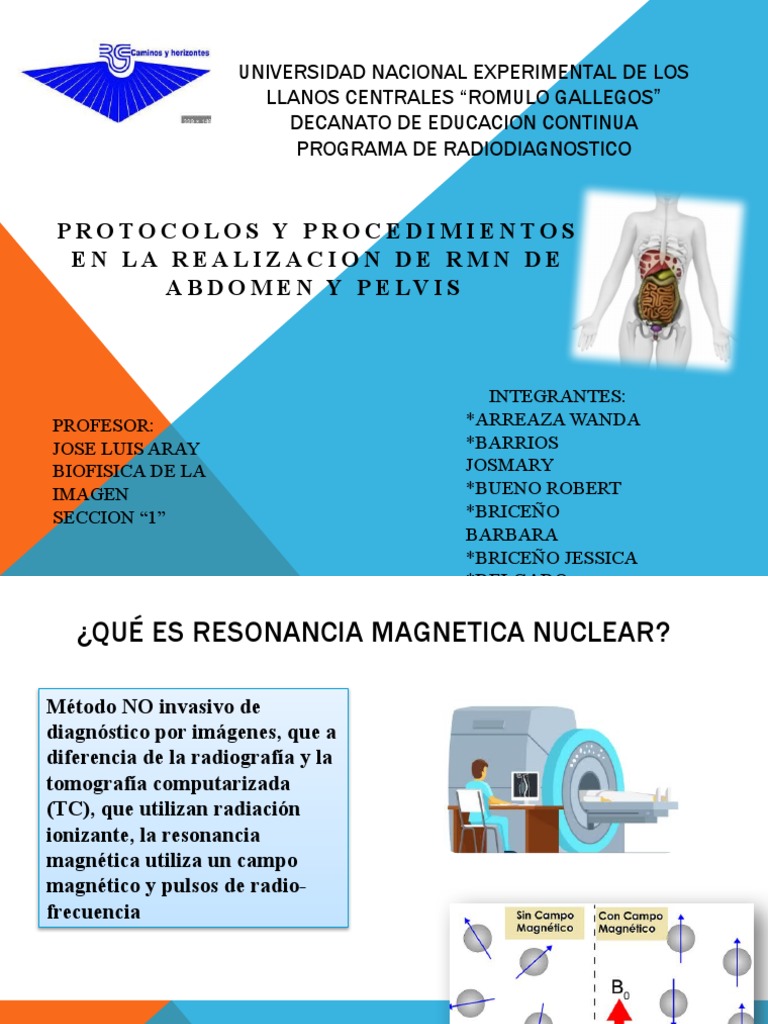 Protocolos RMN Abdomen y Pelvis | PDF | Imagen de resonancia magnética ...