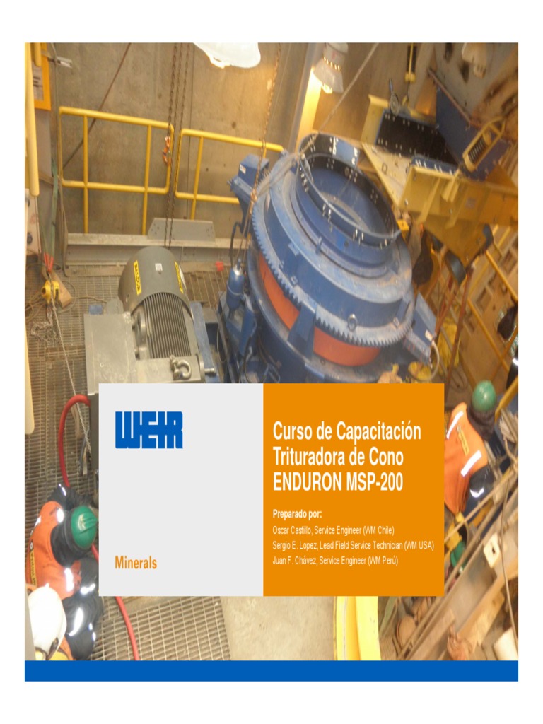 Curso Capacitación Enduron MSP200 Vfinal-1 | PDF | Rodamiento (Mecánico ...