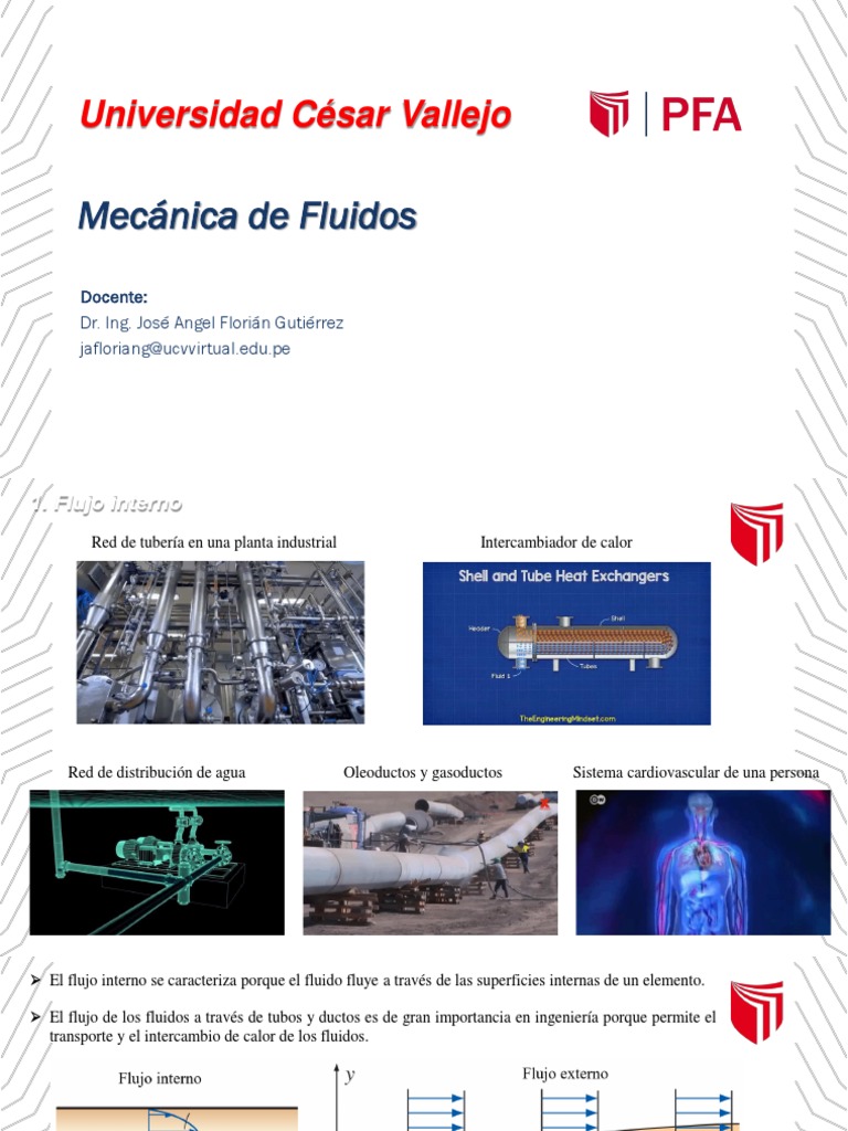 Flujo Interno | PDF | Turbulencia | Numero Reynolds