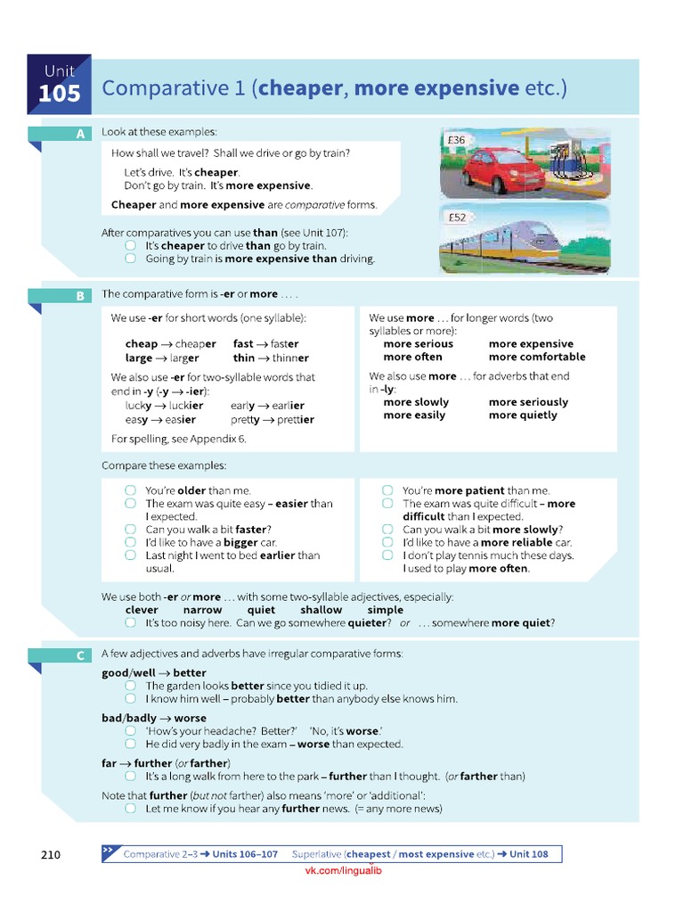 Comparatives ENGLISH GRAMMAR IN USE | PDF | Computers