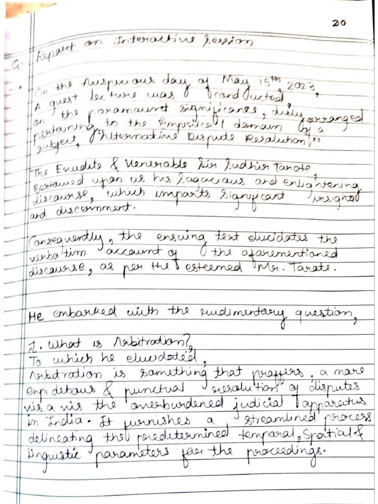 Report On Guest Lecture | PDF