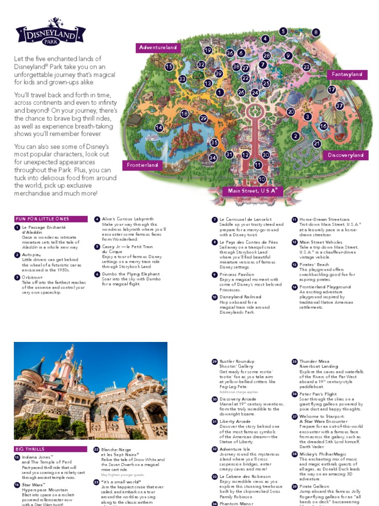 Map of Disneyland Park | PDF | Disneyland