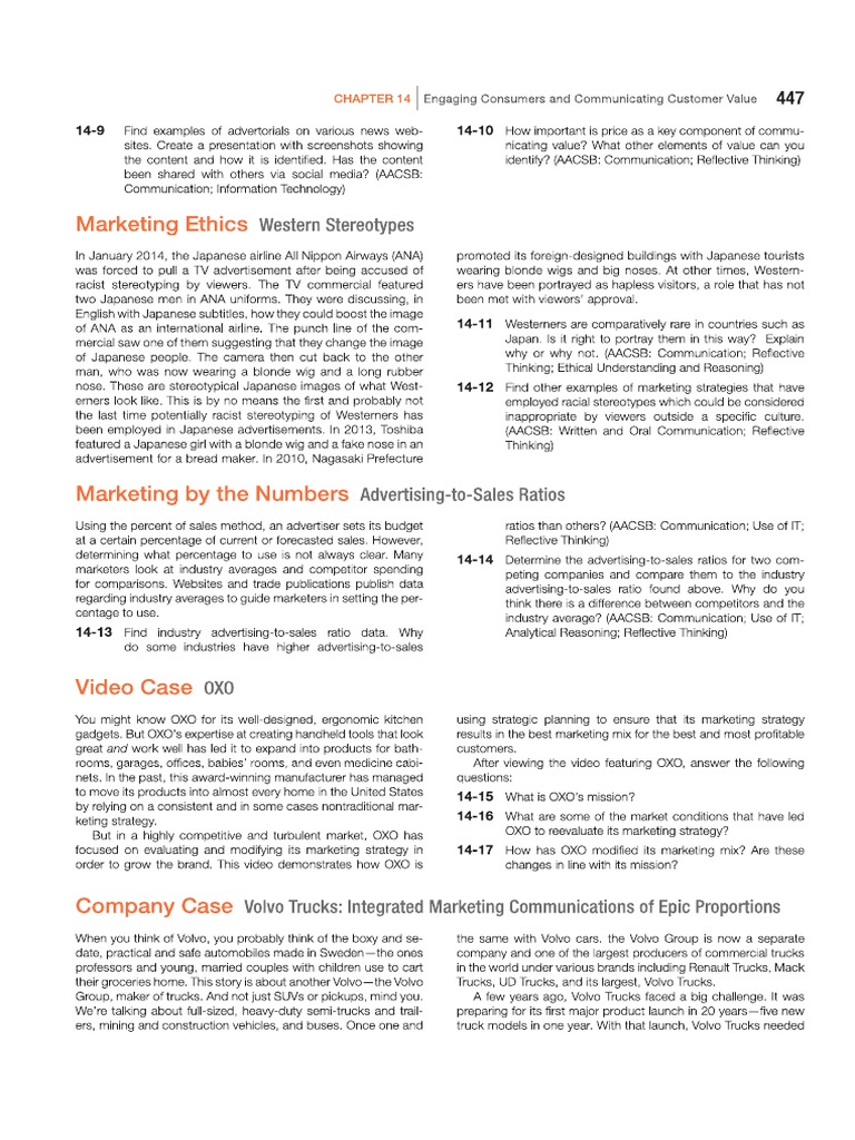 Case 3 - Volvo Trucks | PDF