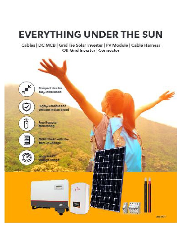 Polycab Solar Product Overview | PDF | Photovoltaic System ...