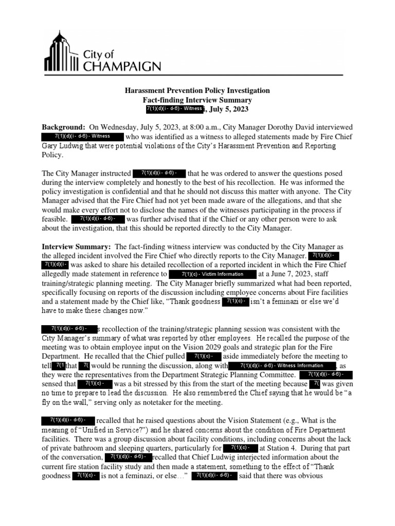 Investigative Statement No 6-Redacted | PDF | Right To Privacy | Freedom Of Information Act ...