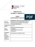 Redox Reactions Lab Report | PDF | Redox | Chemical Reactions
