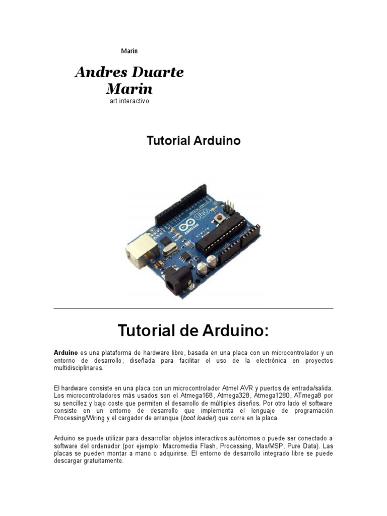 Guía de Arduino UNO y sus funciones | PDF | Arduino | Transistor
