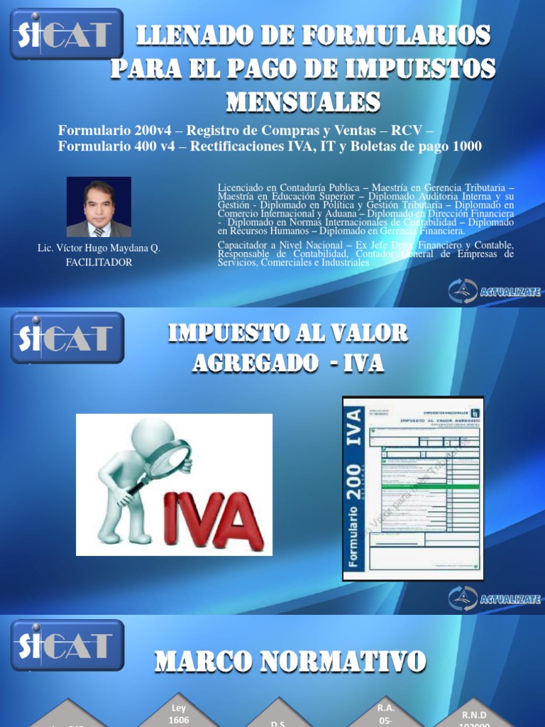 Presentacion - IVA | PDF | Impuesto al valor agregado | Impuestos