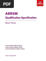 ABRSM Online Music Theory Exam Guide | PDF