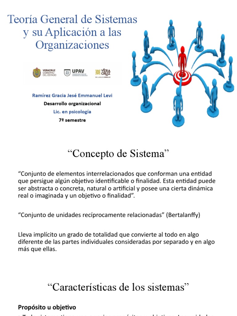 R.G.L Teoría General de Sistemas y Su Aplicación A La Organizacion | PDF | Teoría de sistemas ...
