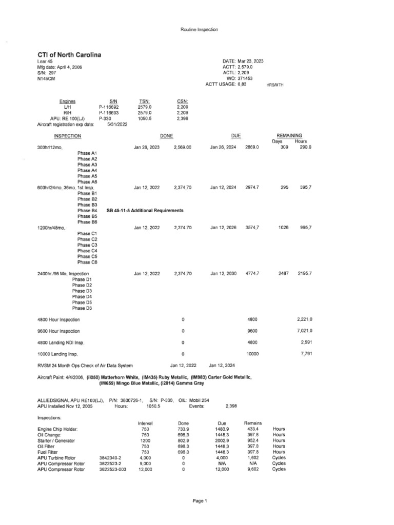 45-0297 MAR23 - Status | PDF