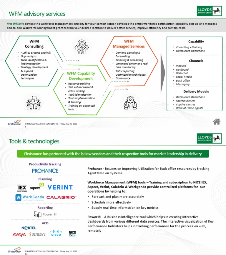 WFM - Summary - Revised | PDF | Call Centre | Economies