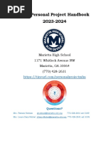 IB Personal Project Ideas 1 | PDF