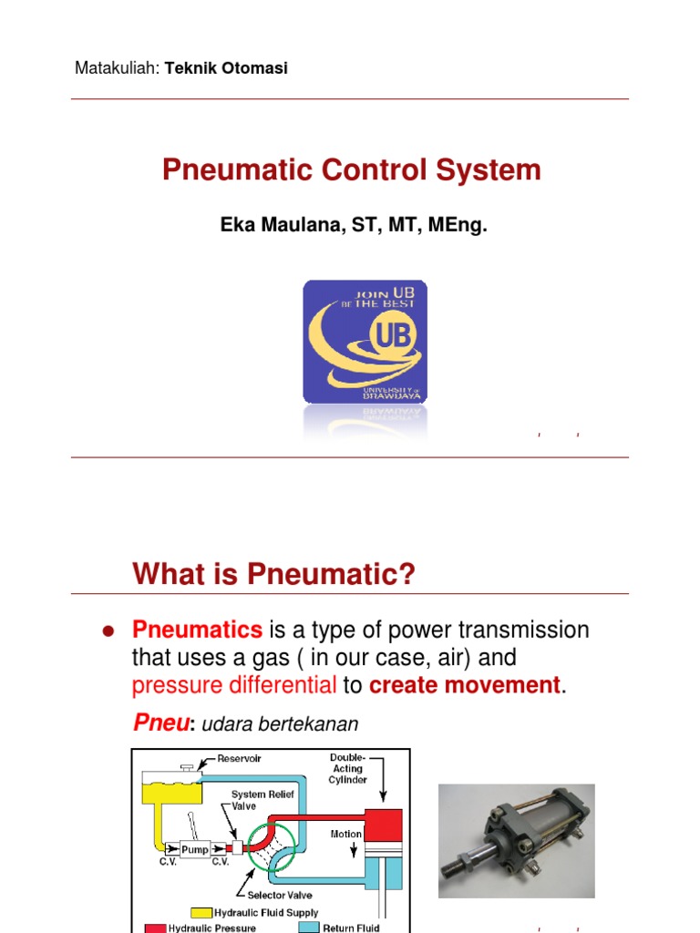 06 Pneumatic Control System | PDF | Piston | Mechanical Engineering