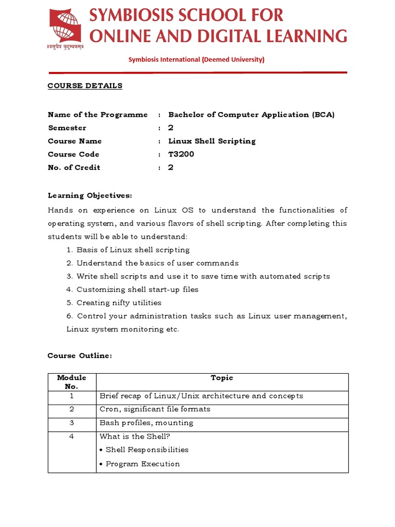 5-Linux Shell Scripting | PDF | Shell (Computing) | Scripting Language 5-Linux Shell Scripting | PDF | Shell (Computing) | Scripting Language
