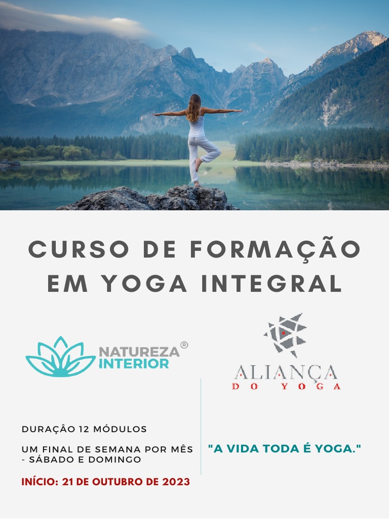 Curso de Formação em Yoga Integral | PDF | Ioga | Ayurveda