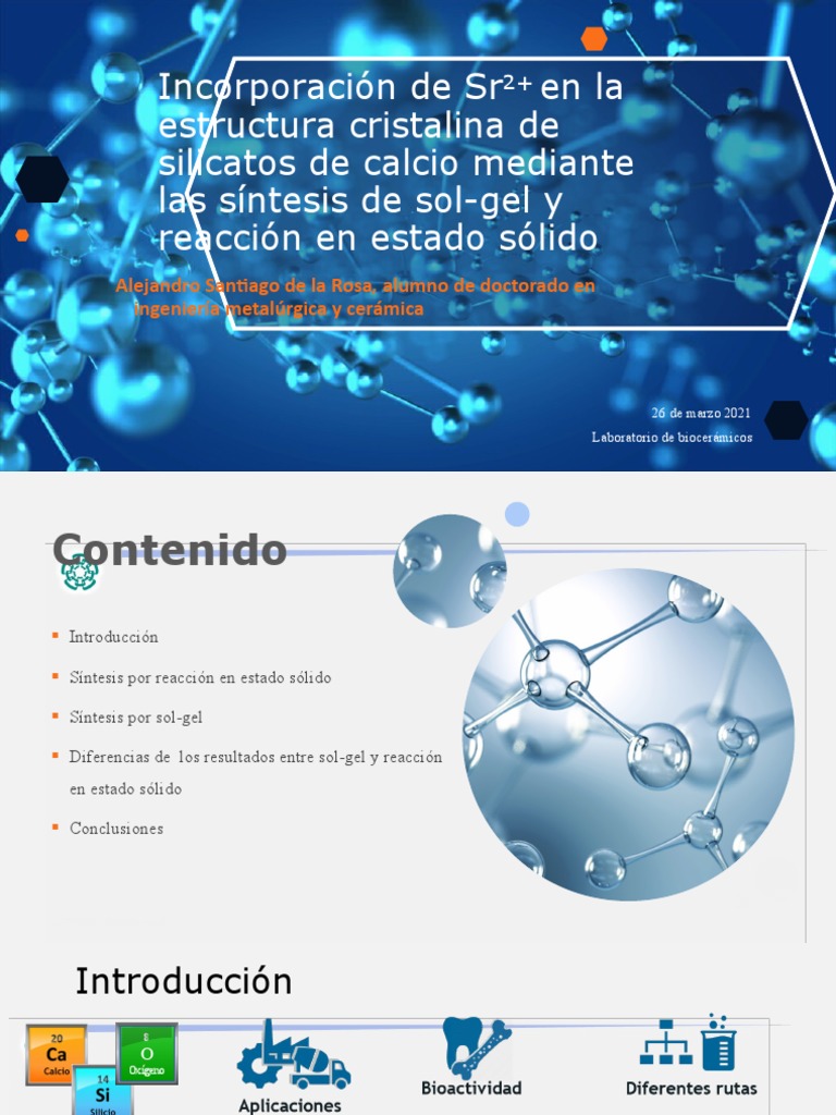 Síntesis de Obtención de Wollastonita (CaSiO3) | PDF | Ácido ...