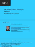 APRA's New SRI Model Overview | PDF | Risk | Risk Assessment