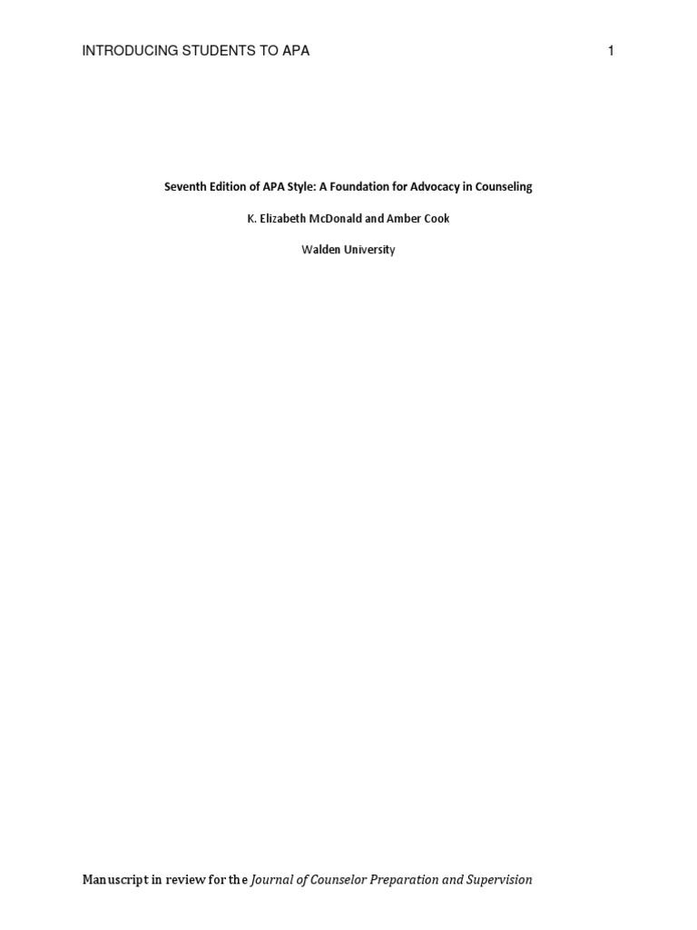 APA 7th Ed Cheat Sheet | PDF | Apa Style | Counseling Psychology