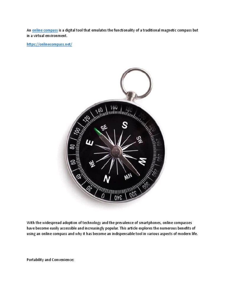 Online Compass | PDF | Compass | Navigation