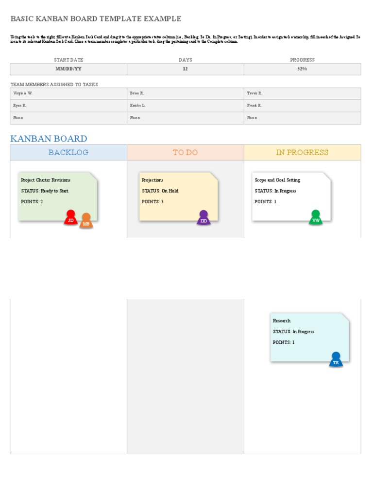 IC Basic Kanban Board Example 11578 - 0 | PDF | Systems Science | Computing