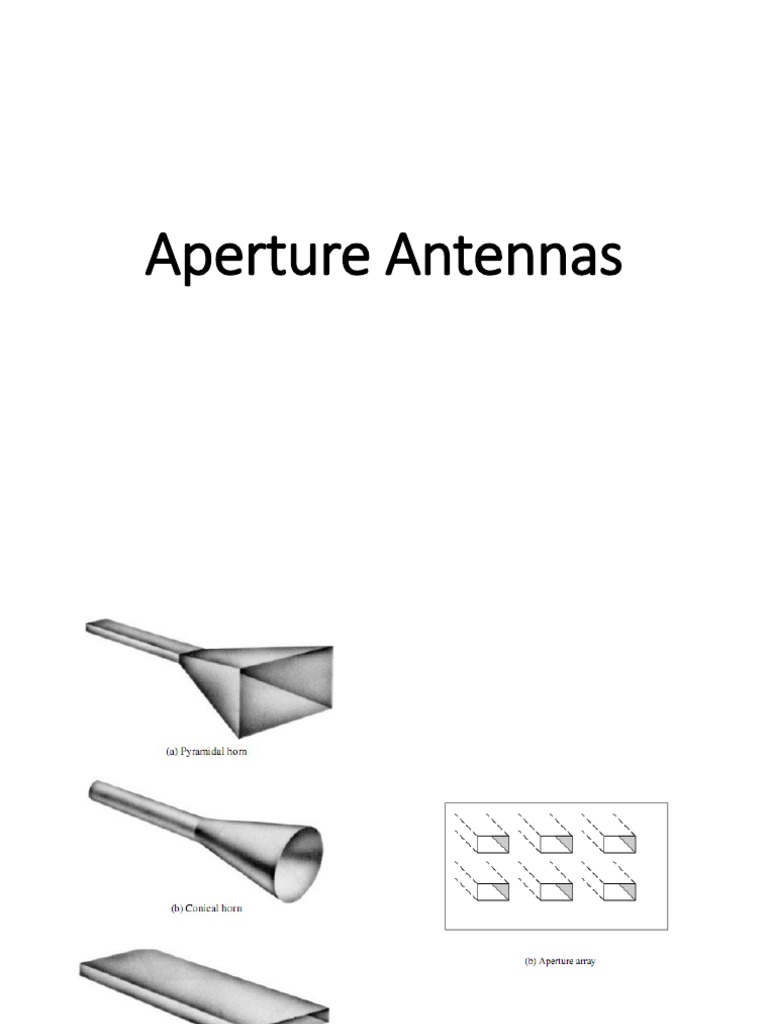 Aperture Antennas and LPDA1 | PDF | Antenna (Radio) | Physics