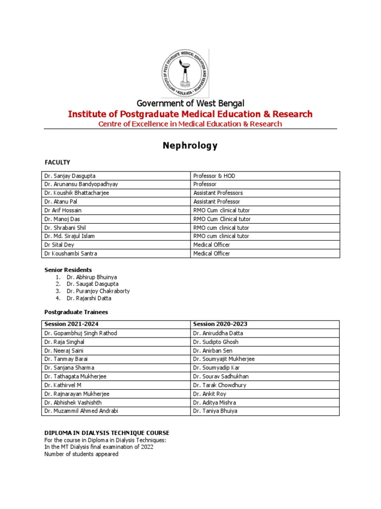 Nephrology Pdf Kidney Disease Chronic Kidney Disease