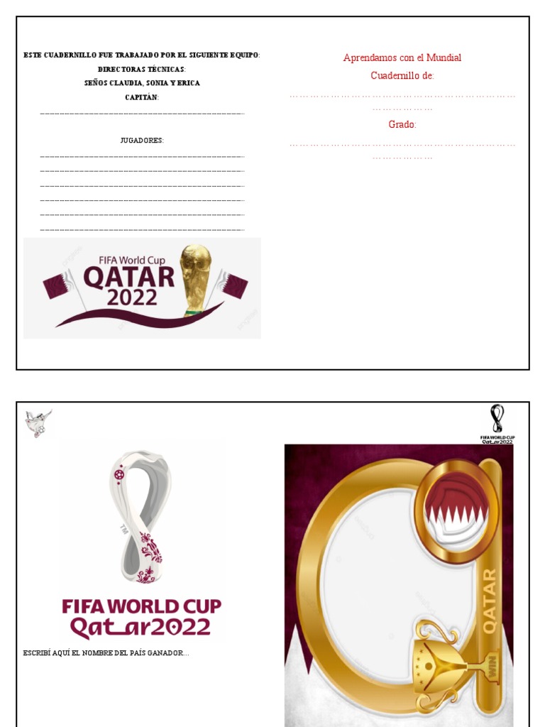 Cuadernillo Mundial | PDF