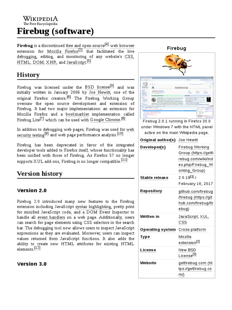 Firebug (Software) | PDF | Computing | Software Engineering
