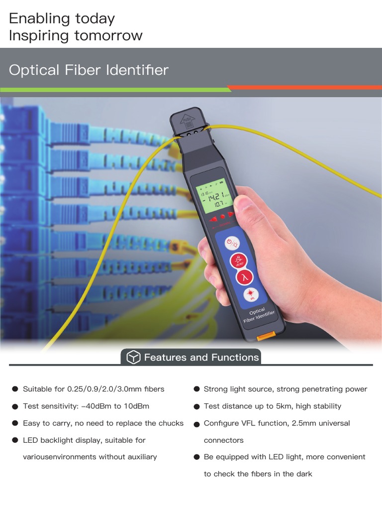 KFI-45 - Optical Fiber identifier-EN | PDF | Optical Fiber | Light ...