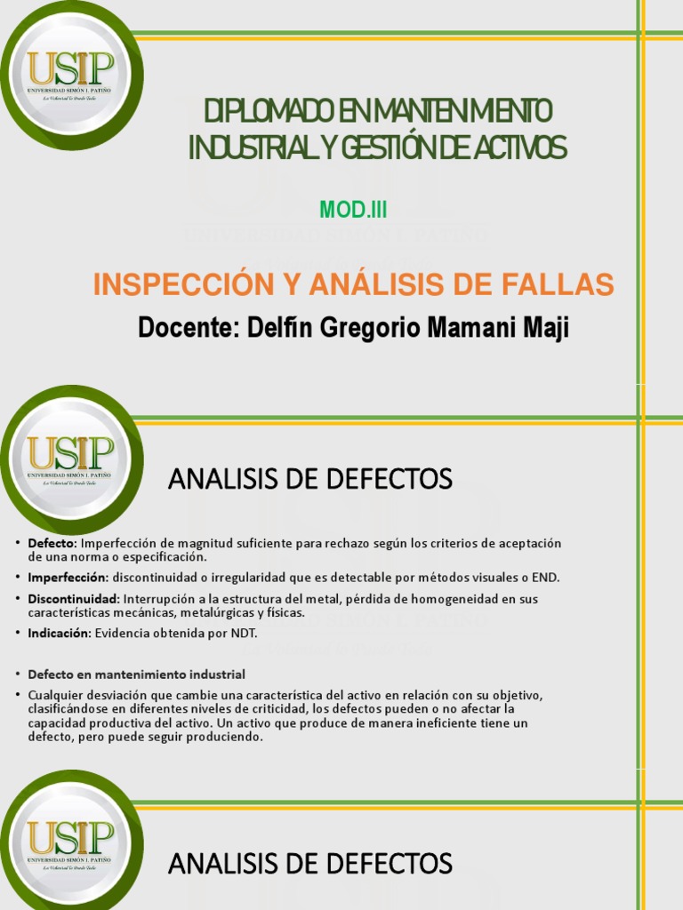 5 Analisis de Defectos | PDF | Fatiga (material) | Ingeniería mecánica
