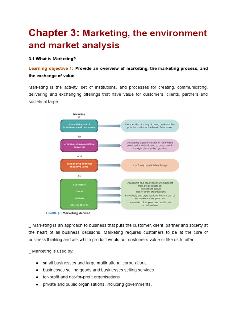 Chapter 3 Chapter 4 Summary | PDF | Market Segmentation | Marketing