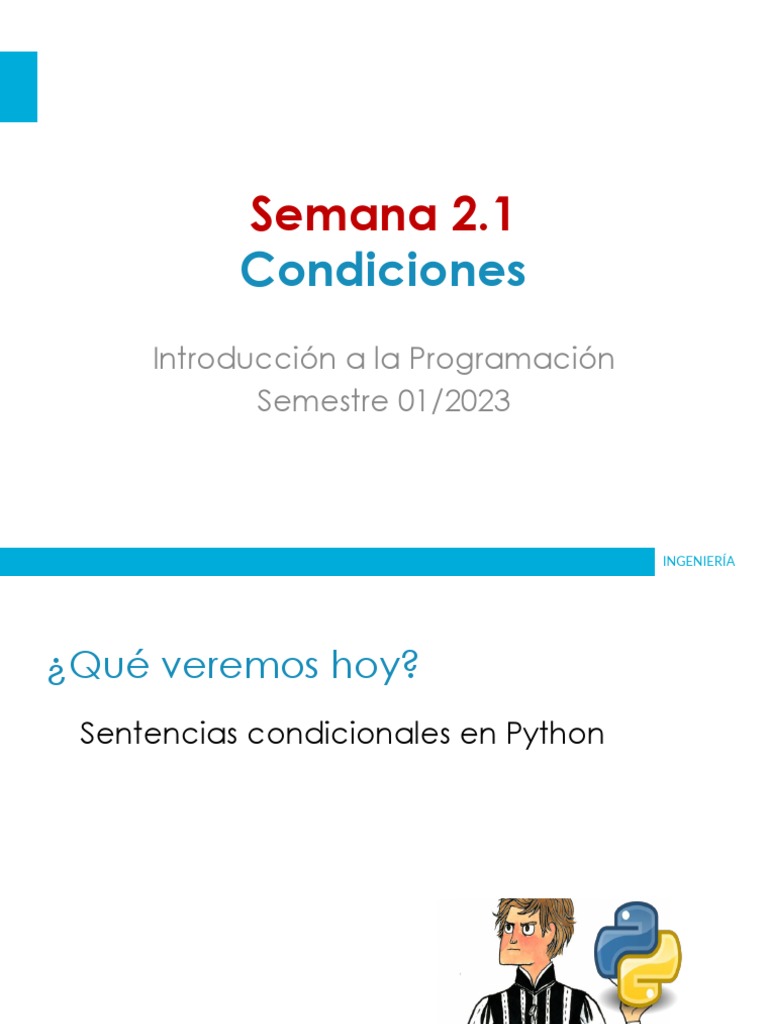 Semana2 Variablescondiciones Pdf Python Lenguaje De Programación 0517
