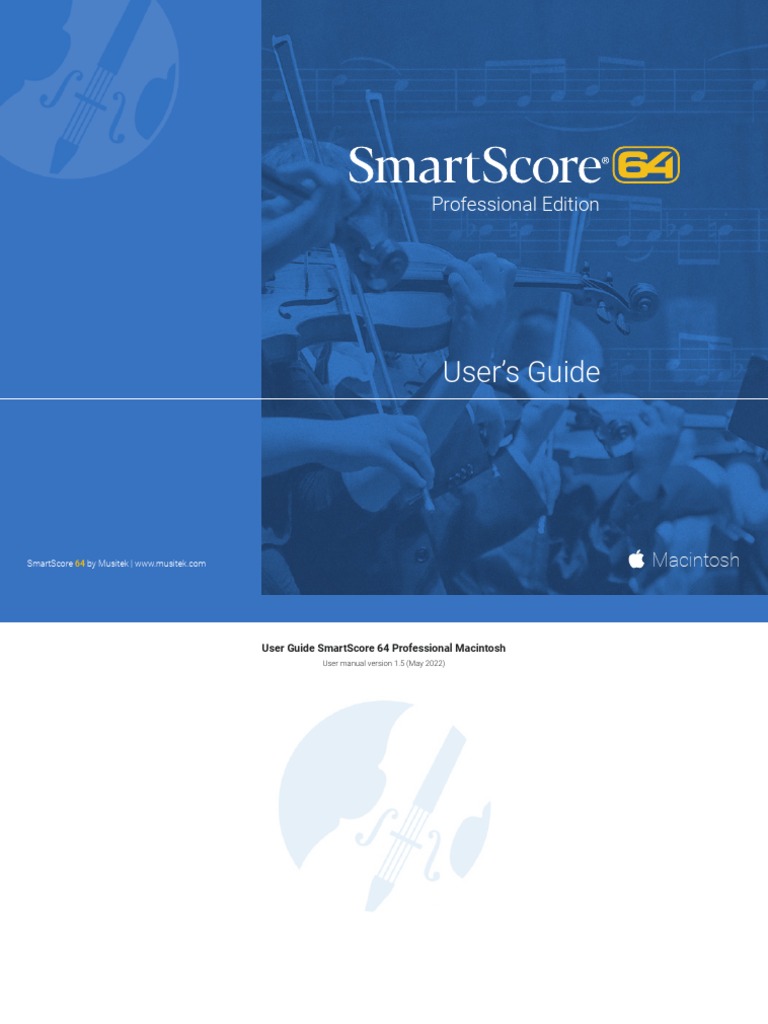 SmartScore 64 Pro User Guide | PDF | Image Scanner | Computing