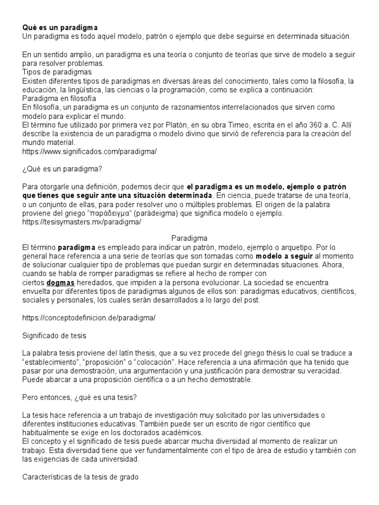 Qué Es Un Paradigma | PDF | Paradigma | Informática Qué Es Un Paradigma | PDF | Paradigma | Informática
