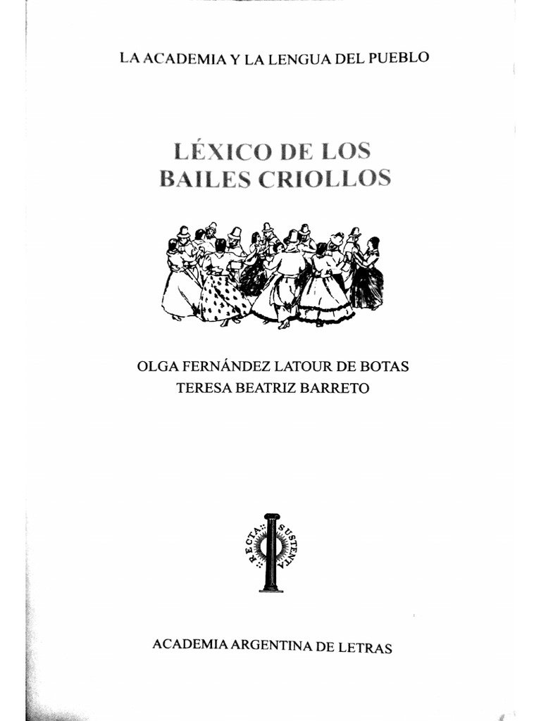 78 Paso - Léxico de Los Bailes Criollos | PDF
