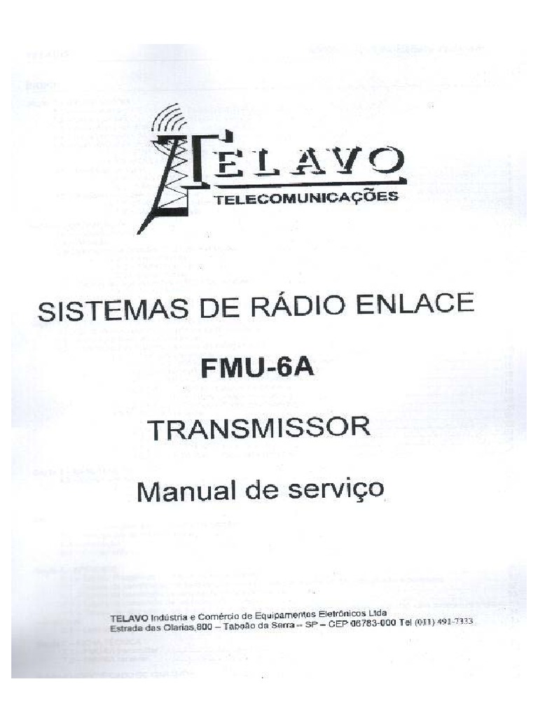 TELAVOS Manual FMU6AA | PDF