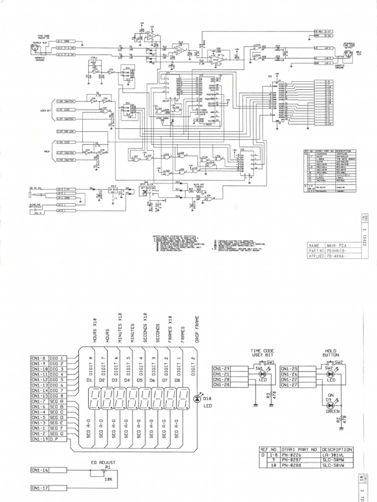 Otari EC-201 Schematic | PDF