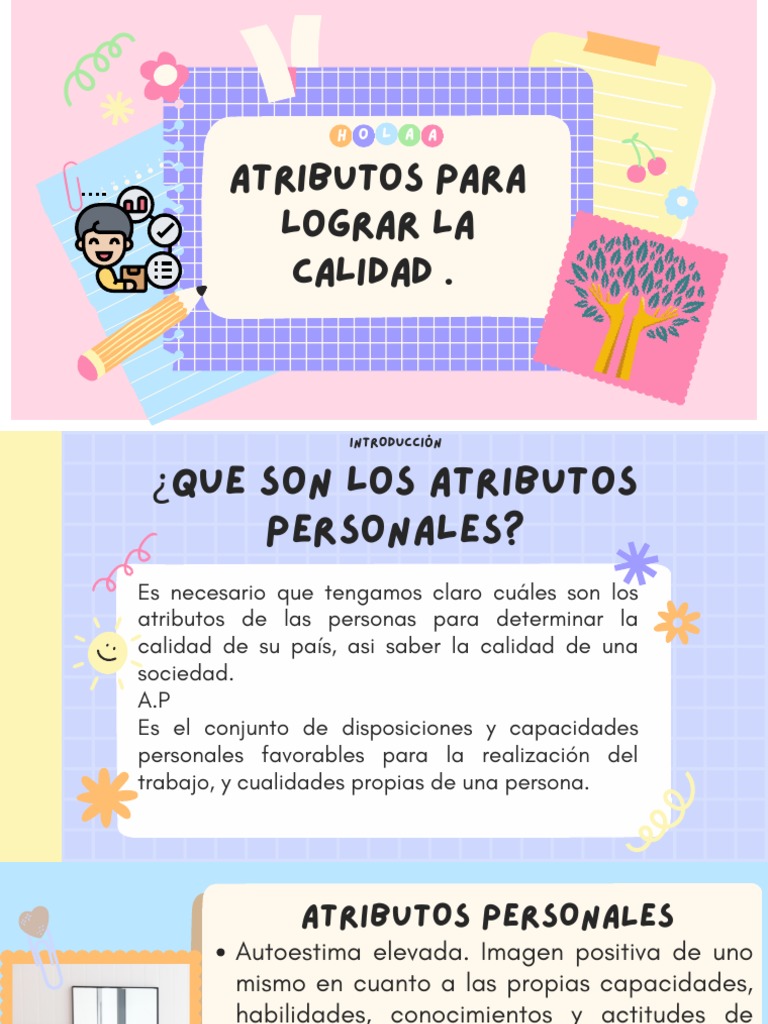 Atributos para Lograr La Calidad | PDF
