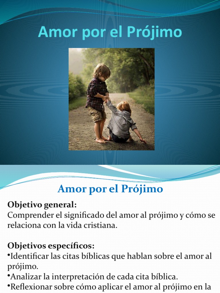 Significado del Amor al Prójimo | PDF | Amor | Biblia