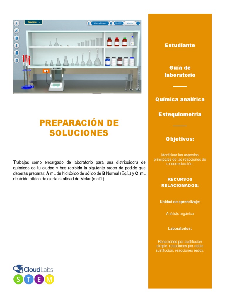 S16.s2 Preparación de Soluciones | PDF | Valoración | Química