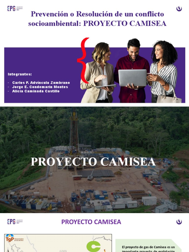 TB2 - Grupo 6. Proyecto Conflictos - Camisea Rev3 | PDF | Perú ...