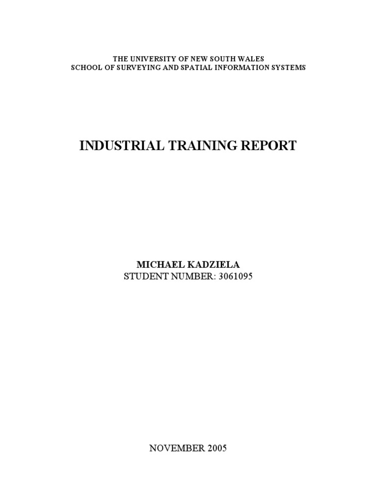 Final Report Sample 1 | Download Free PDF | Surveying | Metrology
