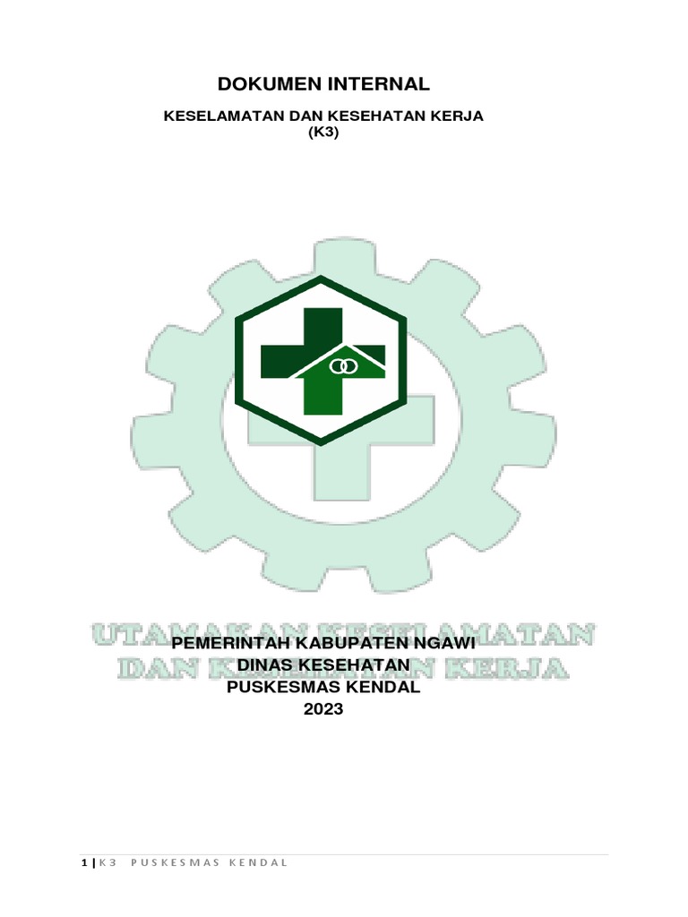 Dokumen Internal K3 Fix | PDF | Pengembangan Diri