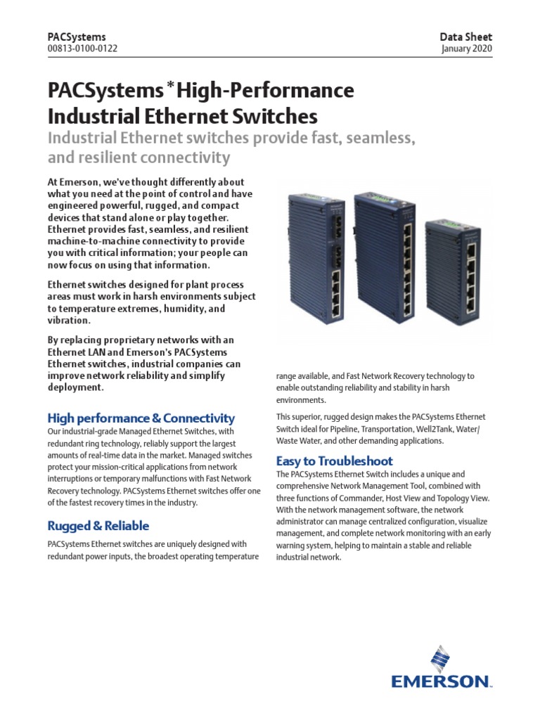 Industrial Ethernet Switches Datasheet | PDF | Computer Network ...