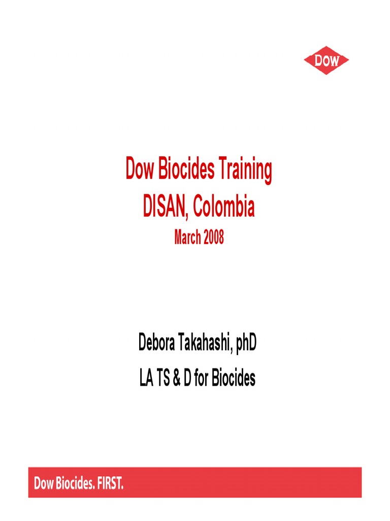 Dow Biocides - Env | PDF | Disinfectant | Antimicrobial