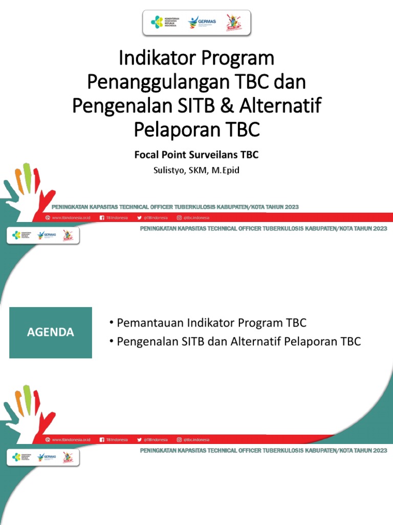 Indikator Program TBC Dan Pengenalan Alternatif Pelaporan Di Kabkota ...